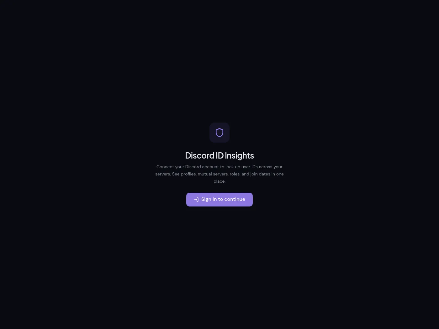 Discord ID Insights
