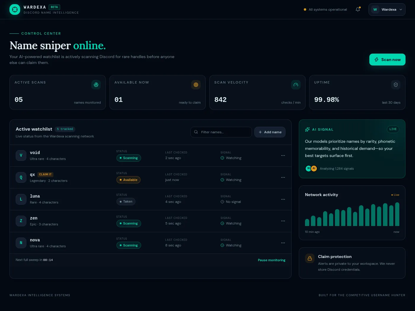 Discord Name Sniper AI