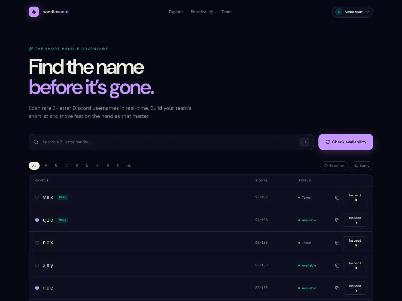 Discord Username Finder