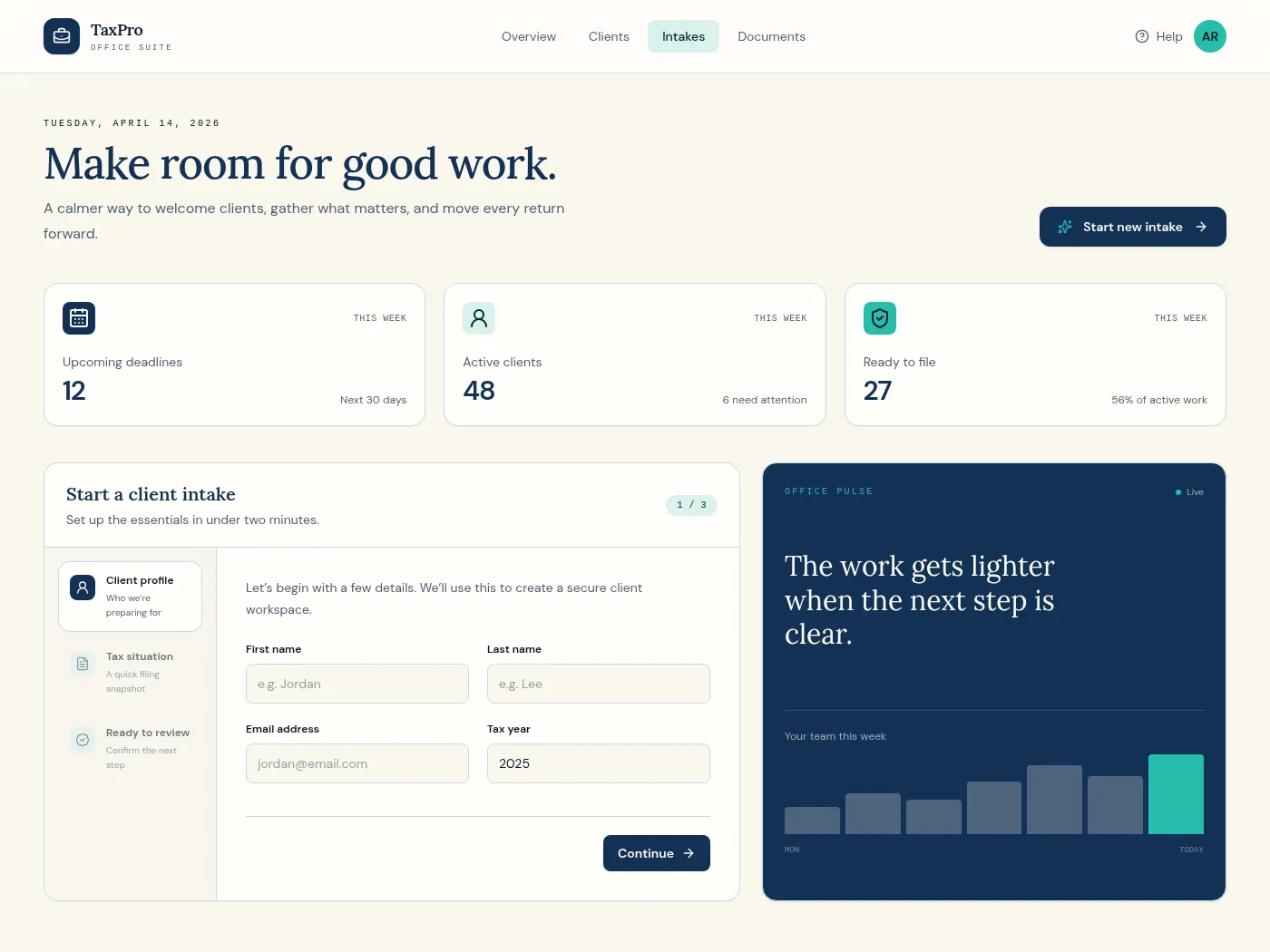 TaxPro Office Suite