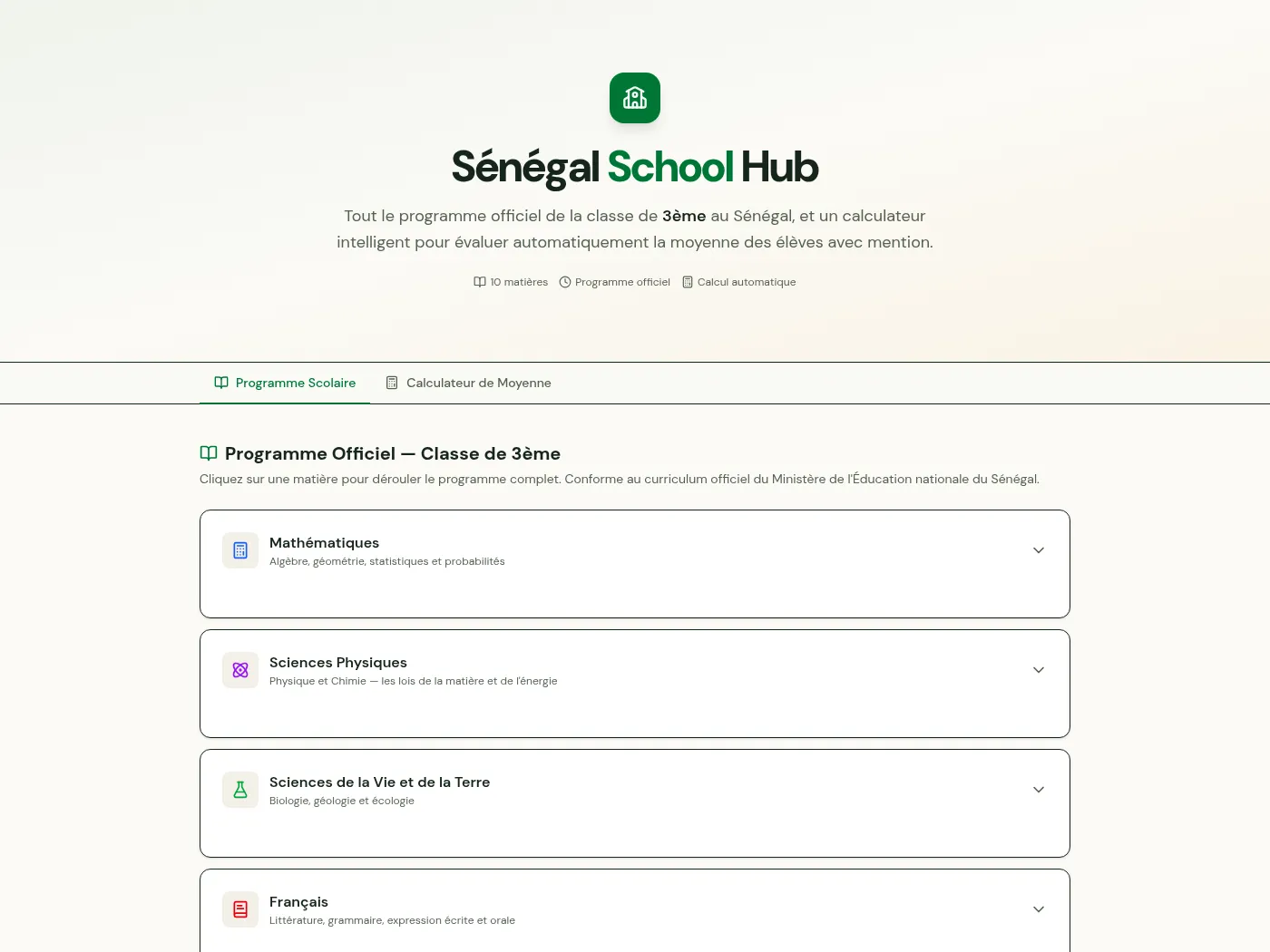 Sénégal School Hub