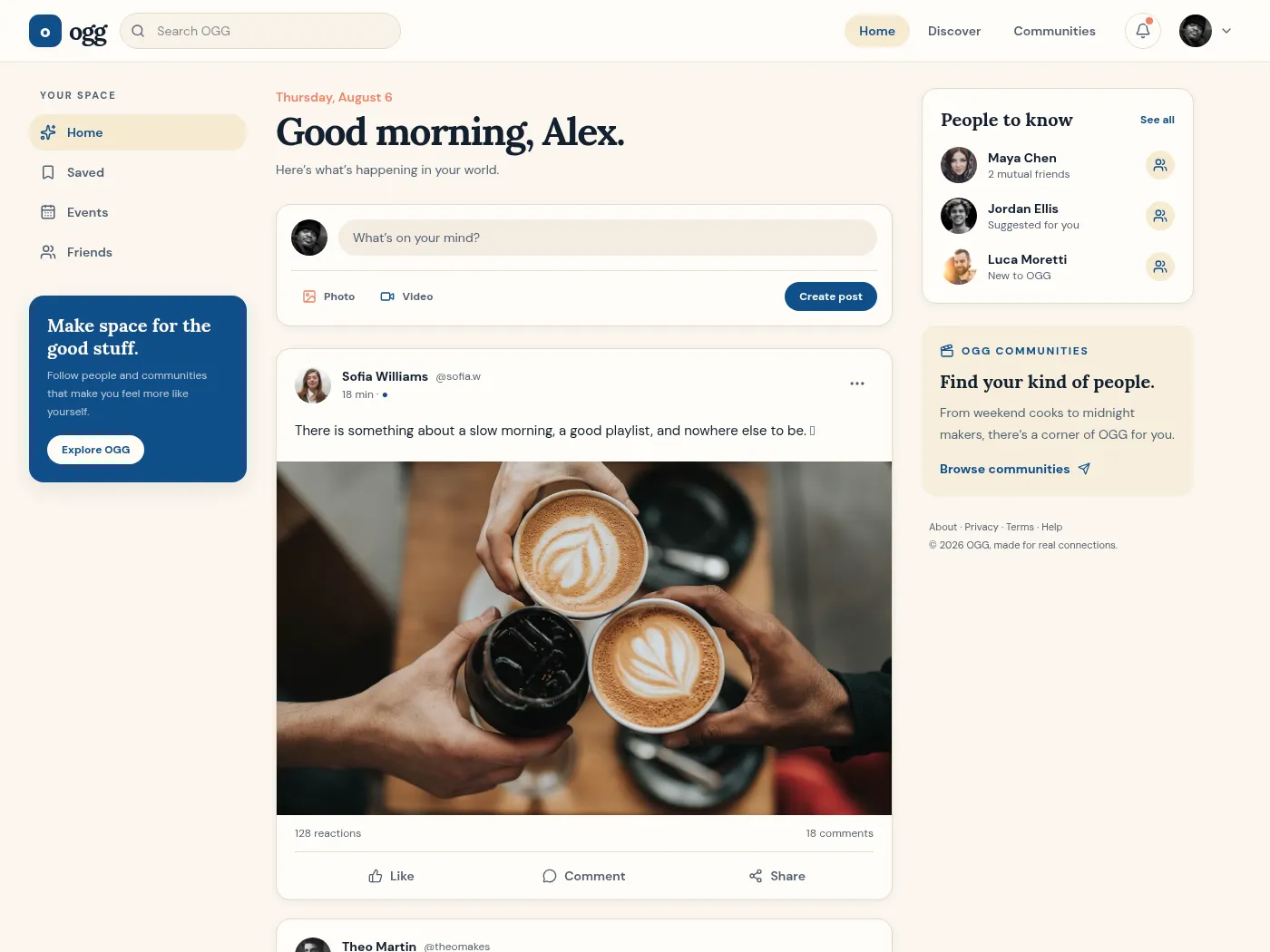 OGG Social Network