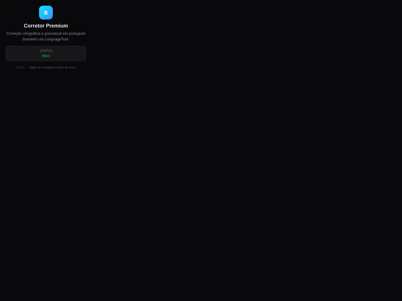 Corretor Premium Chrome