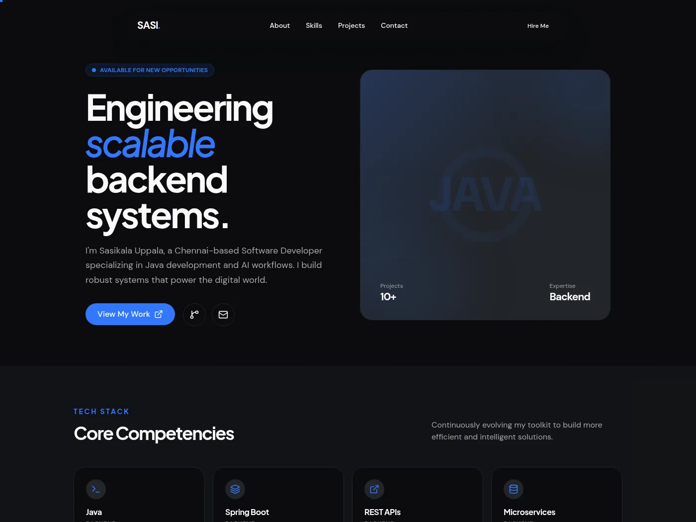 Resume Portfolio Web