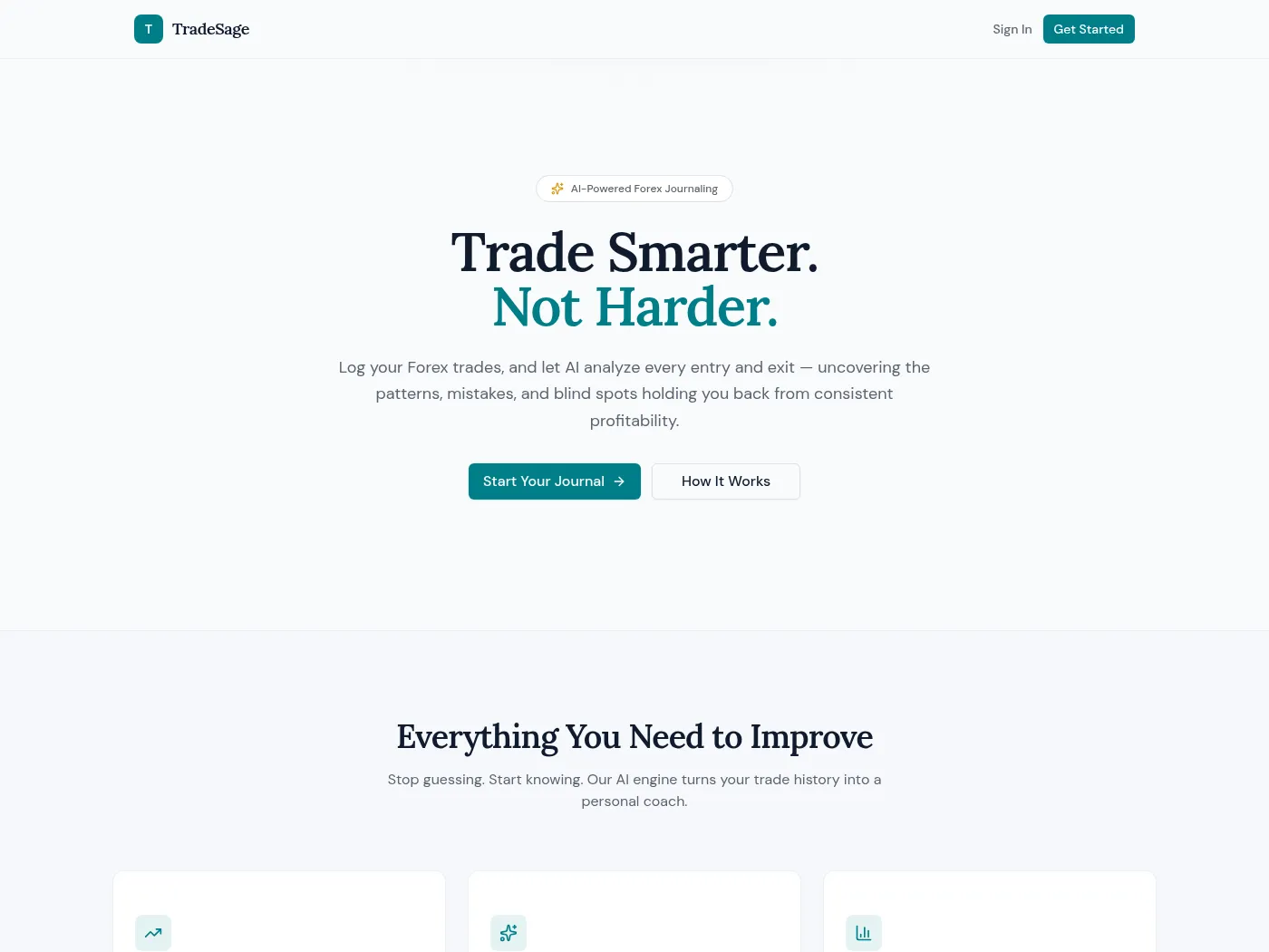 AI Trading Journal SaaS