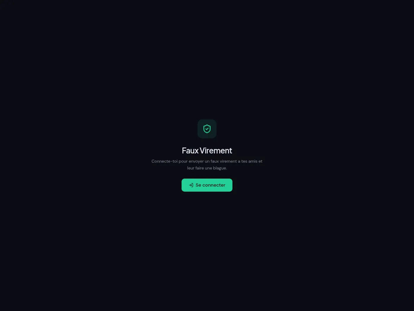 Faux Virement Prank App
