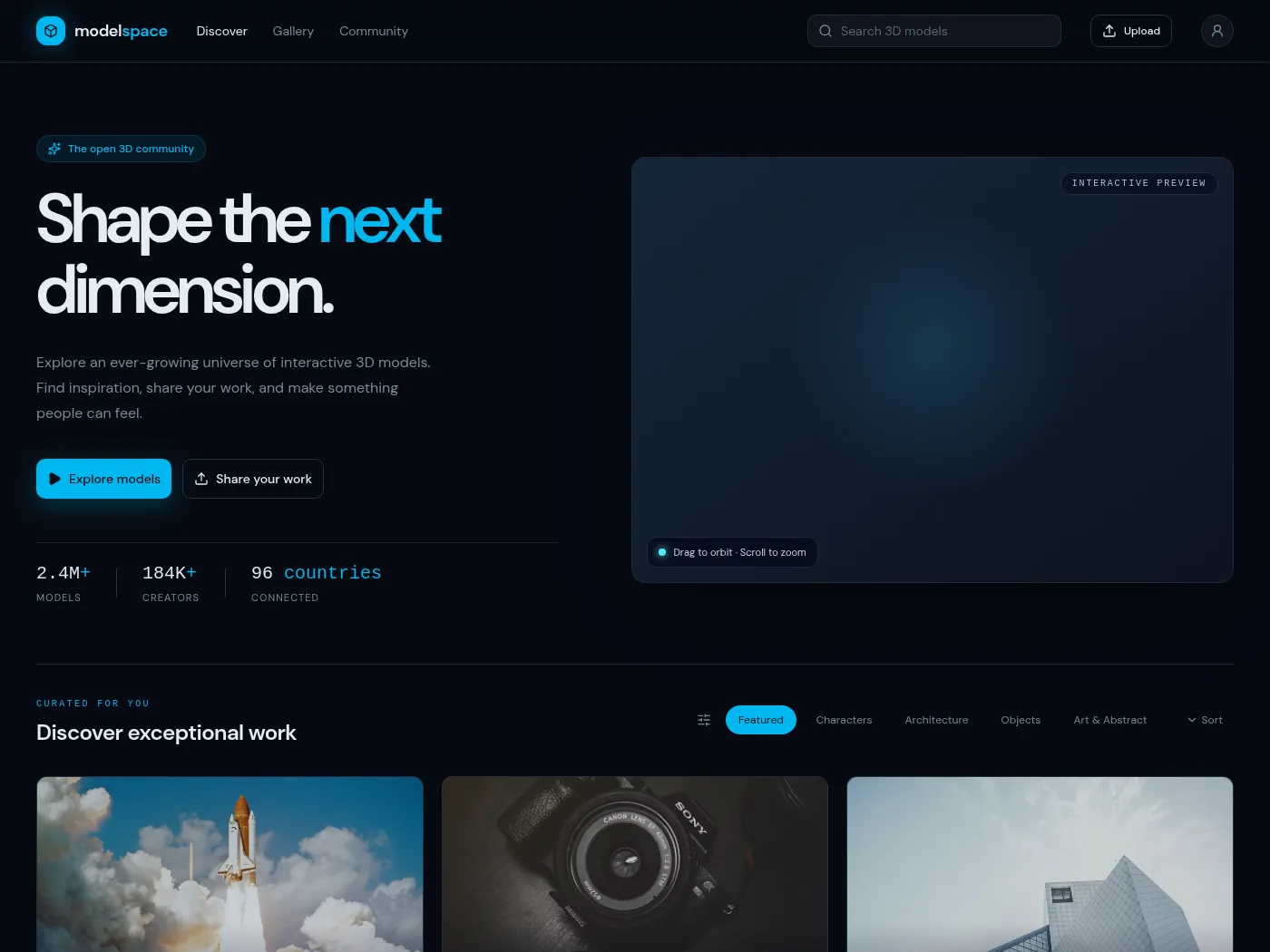 SketchFab Clone