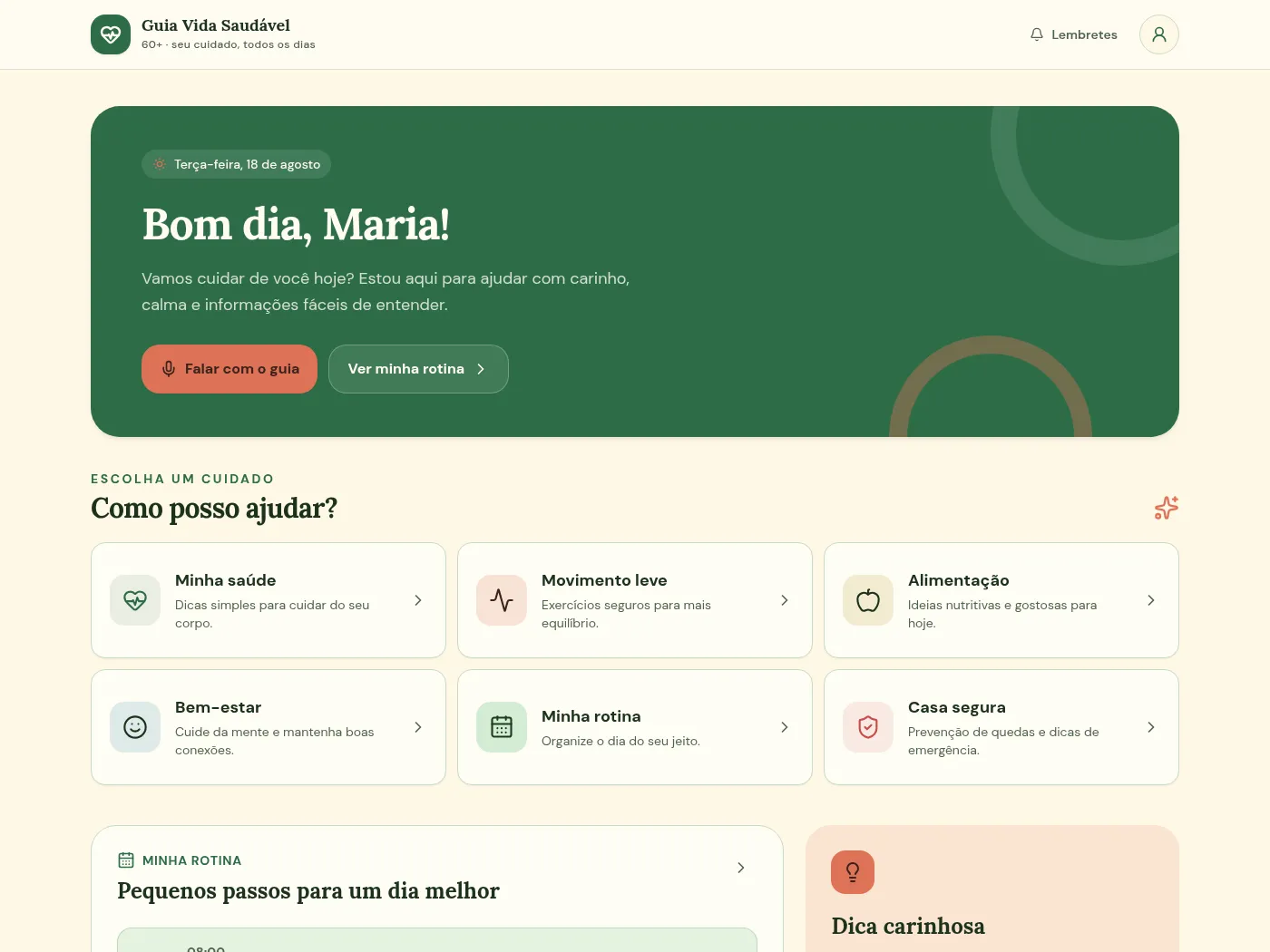 Guia Vida Saudável 60+