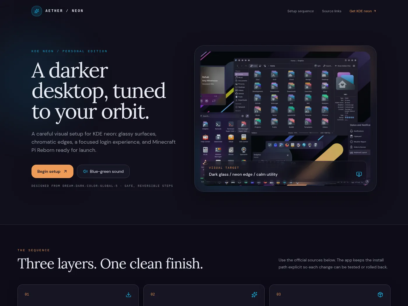 KDE Neon Customizer