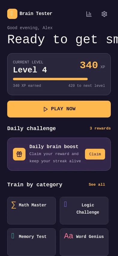Brain Tester Game