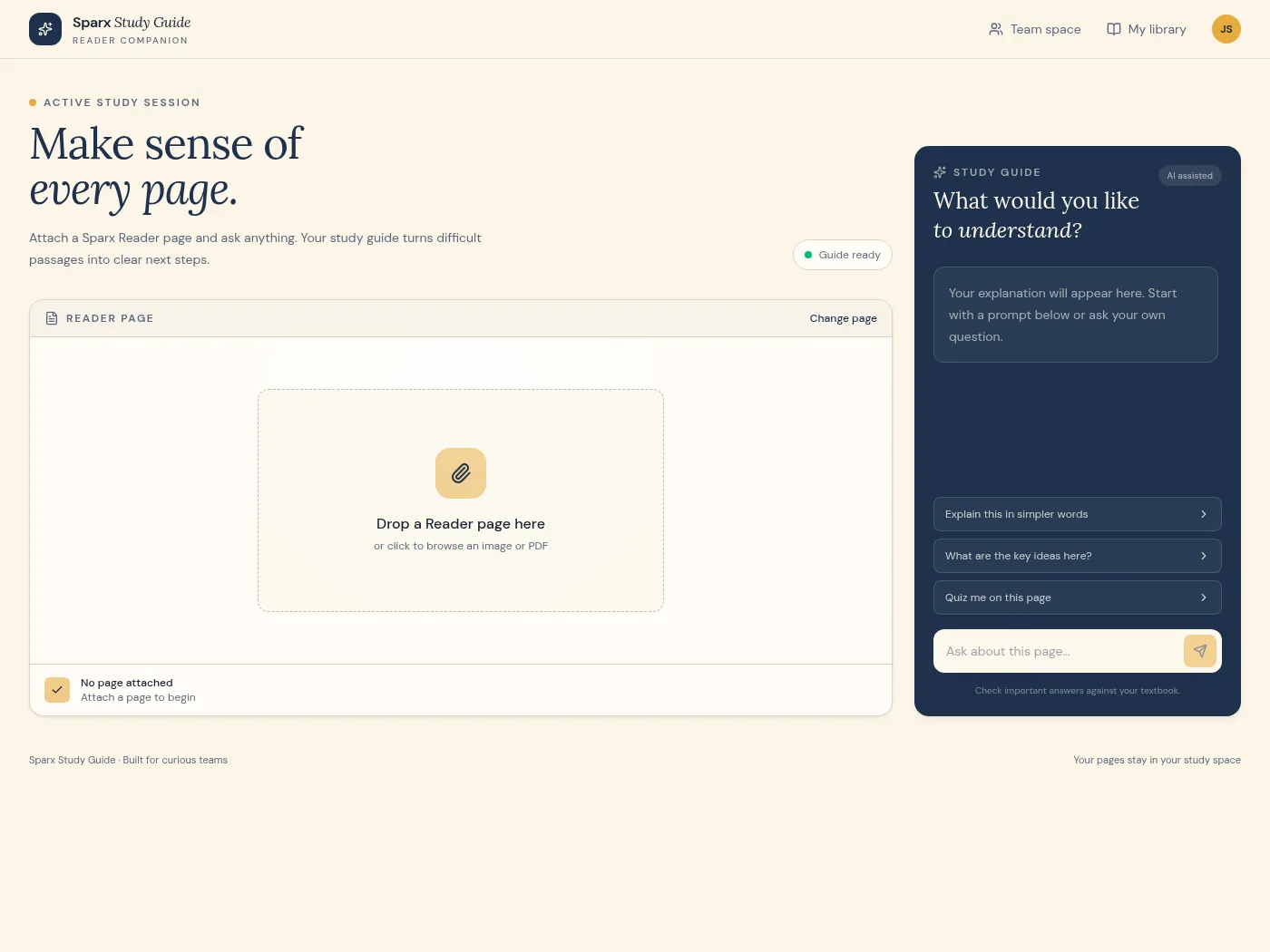 Sparx AI Study Assistant