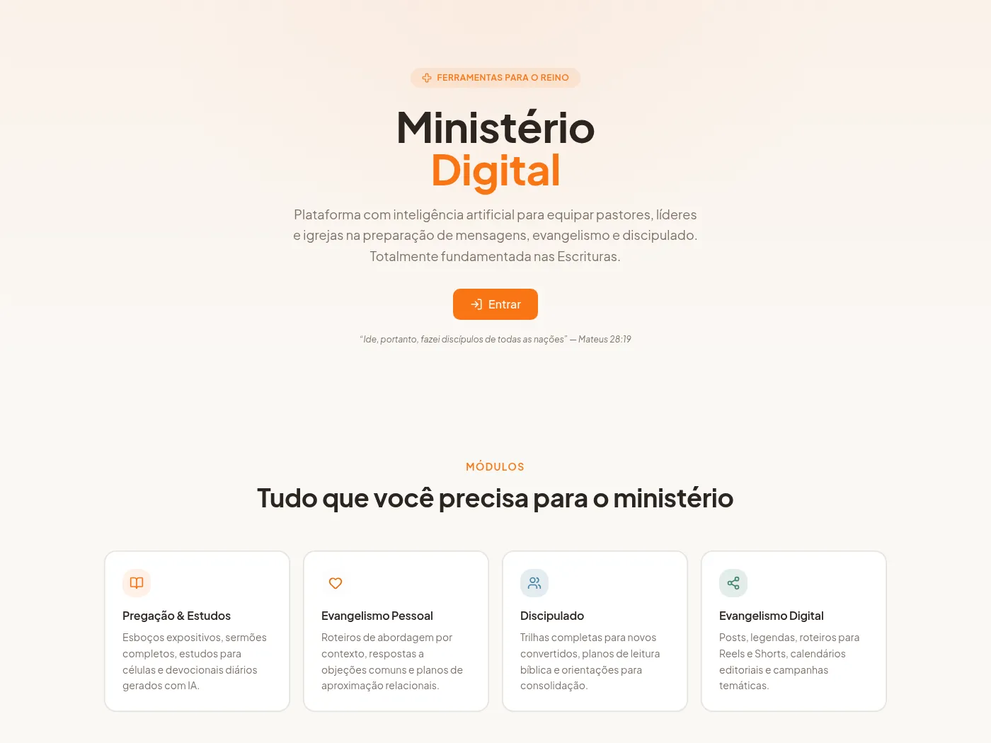 Ministério Digital Assistant