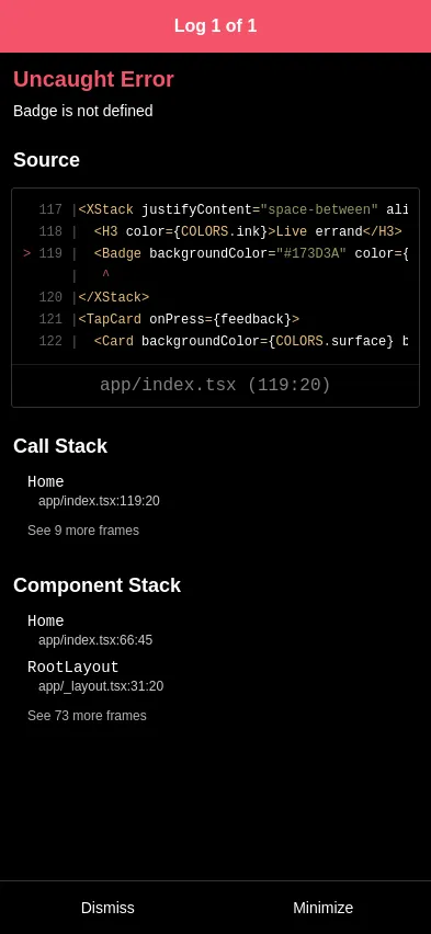 ErrandLink Tracker App