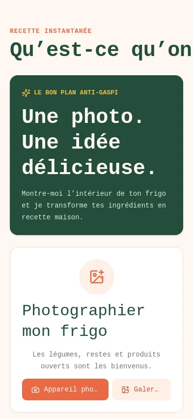 Recette Instantanée Mobile