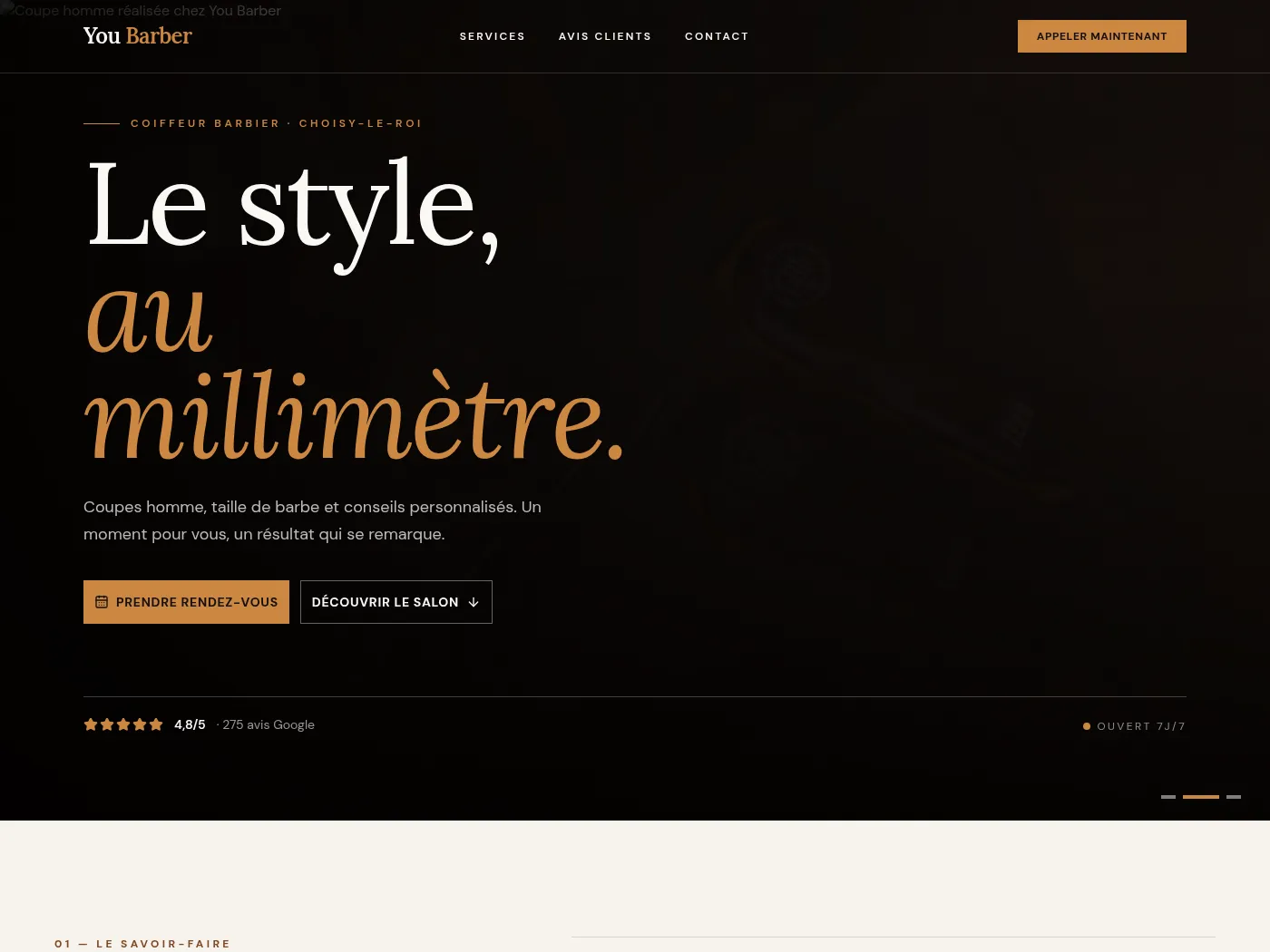You Barber Website