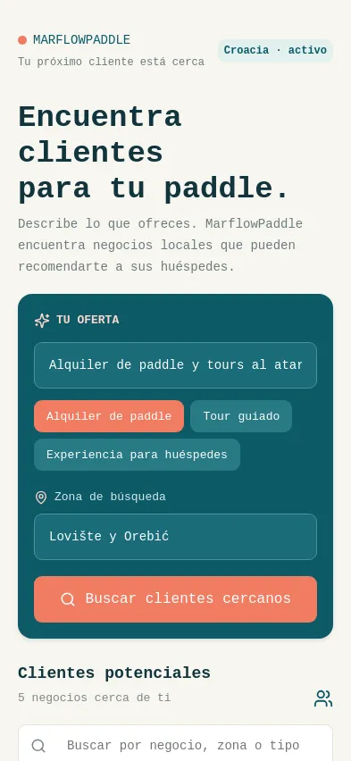 MarflowPaddle Finder