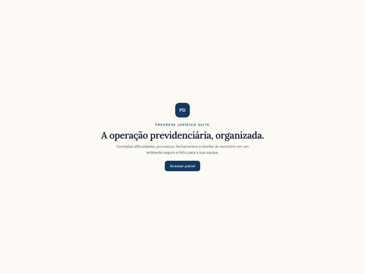 PrevDesk Jurídico Suite