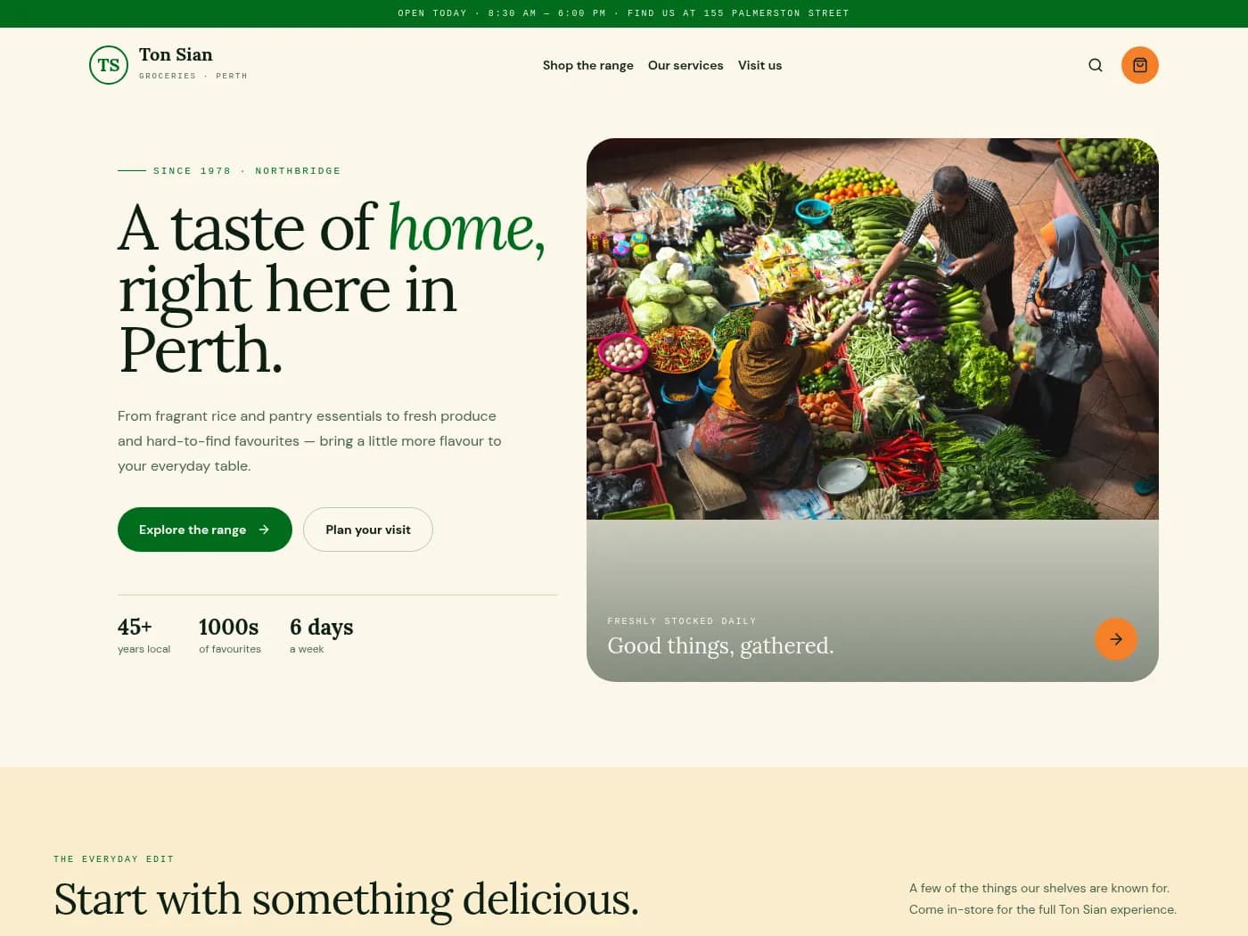 Ton Sian Groceries Web