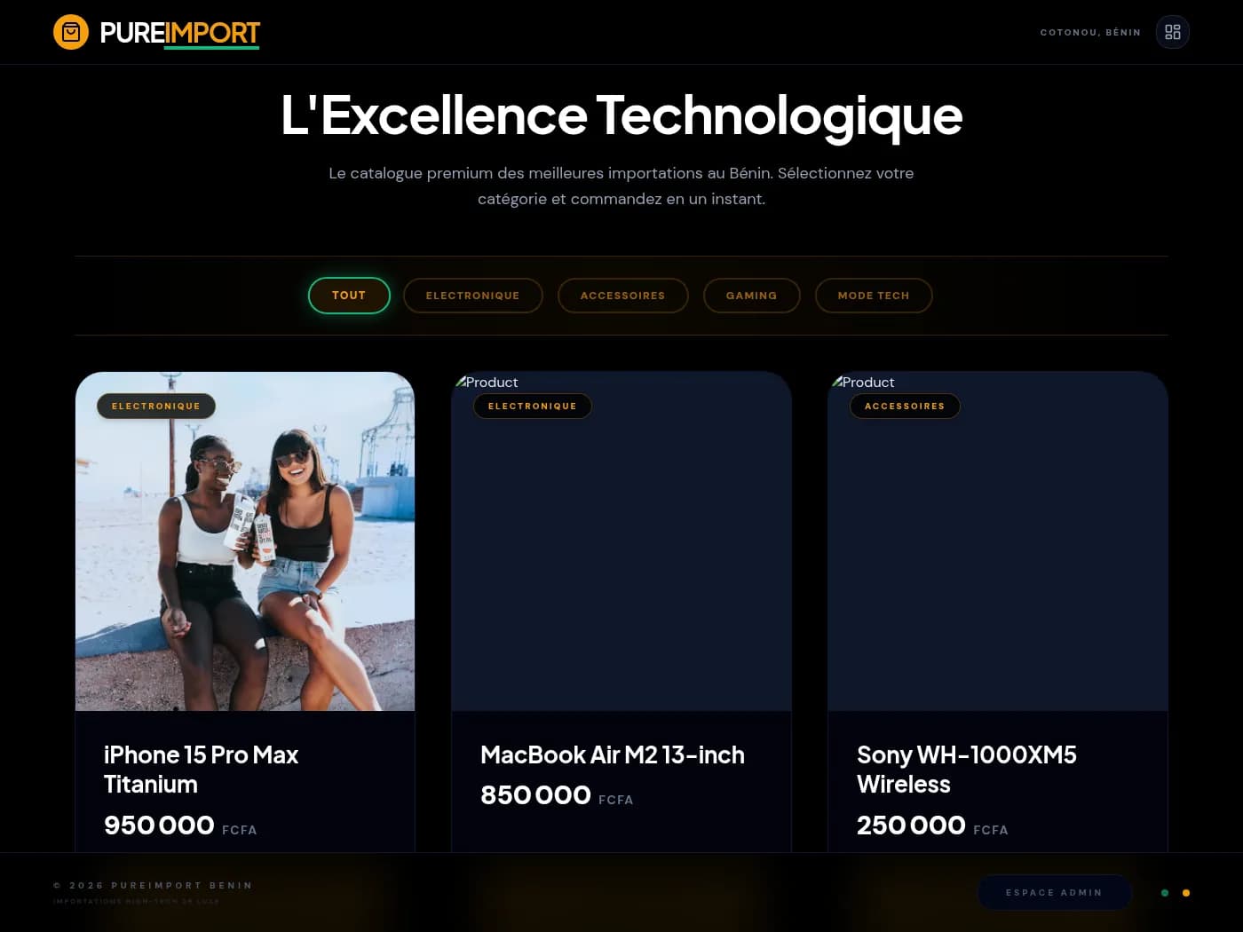 PureImport E-Commerce Single File