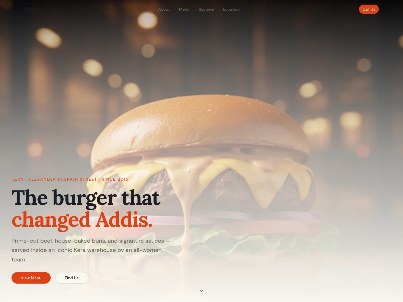Sishu Burger Web Guide