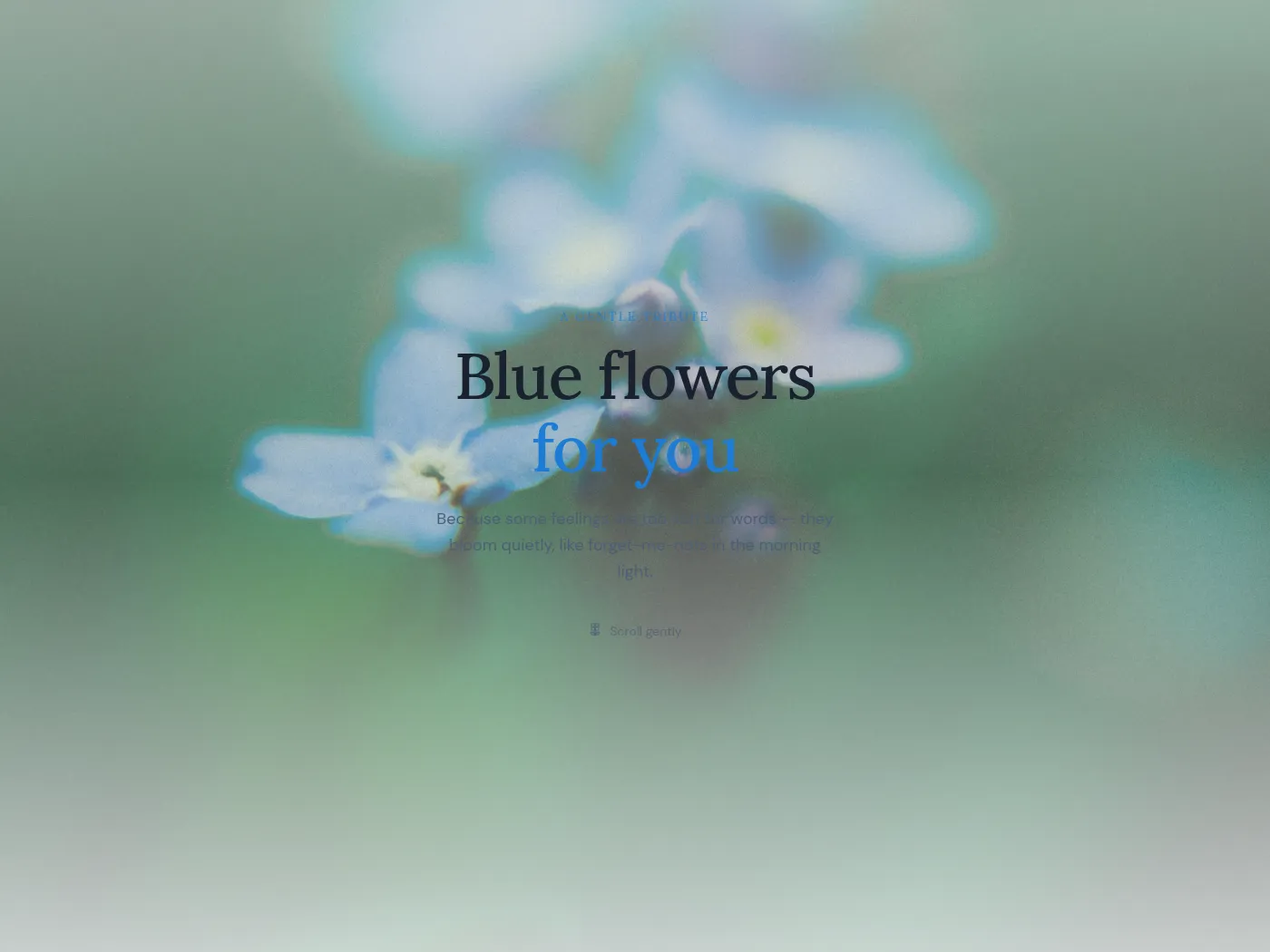 Blue Blossom Tribute