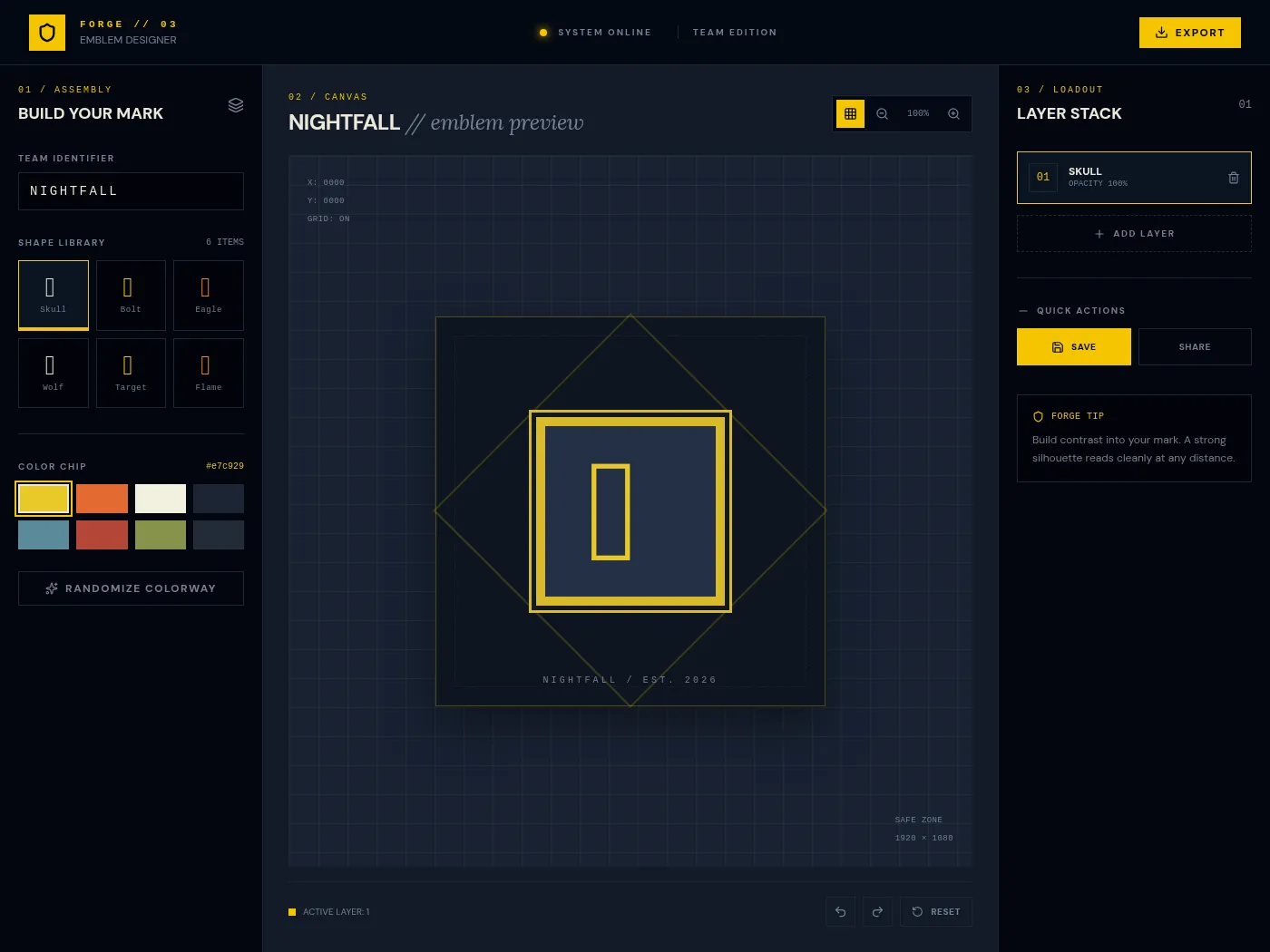 BO3 Emblem Designer