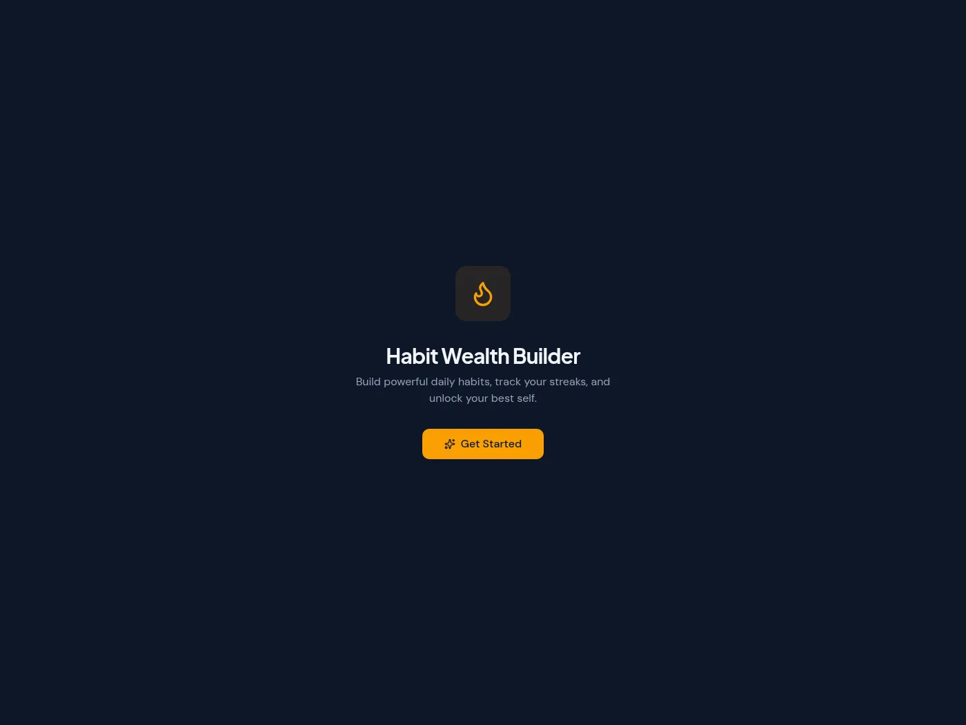 Habit Wealth Builder