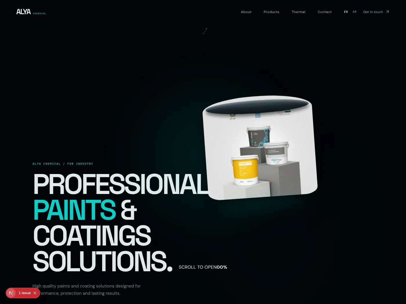 ALYA 3D Cinematic Web Experience