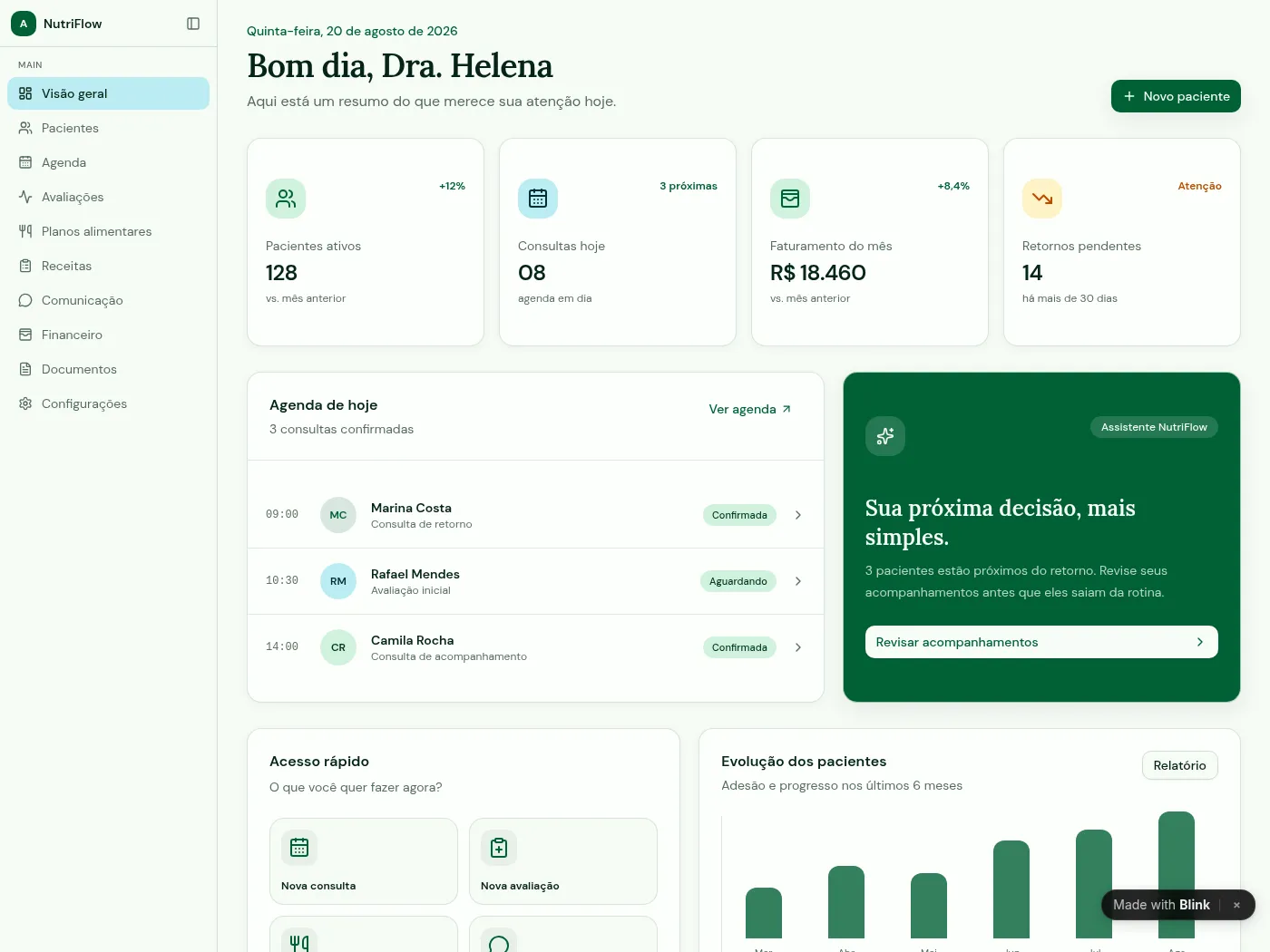 NutriFlow Pro SaaS