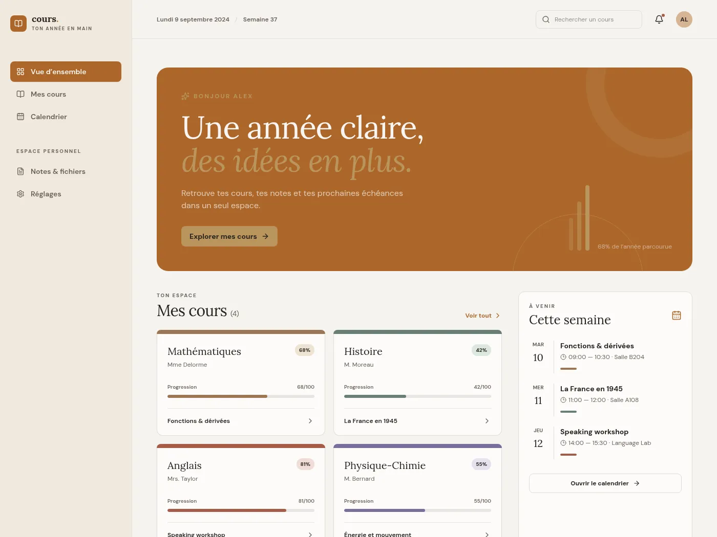 Cours Web Portal