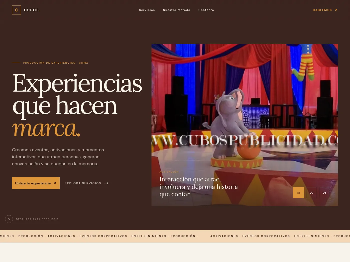 Cubos Premium Website