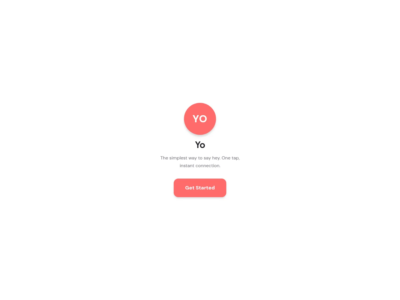 Yo Web App