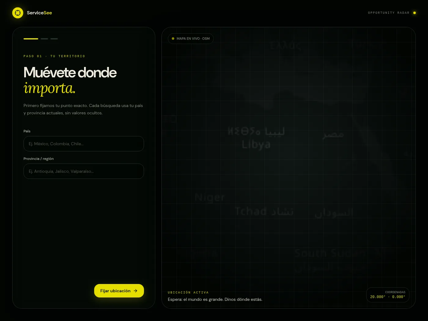 ServiceSeeker Map App
