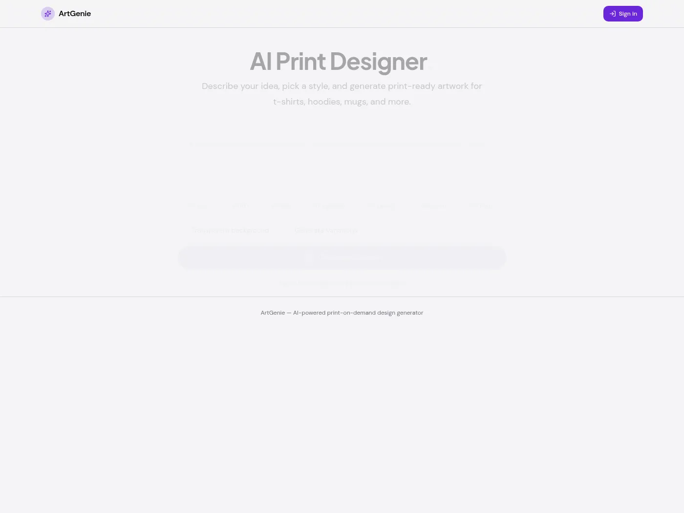 ArtGenie Print On Demand