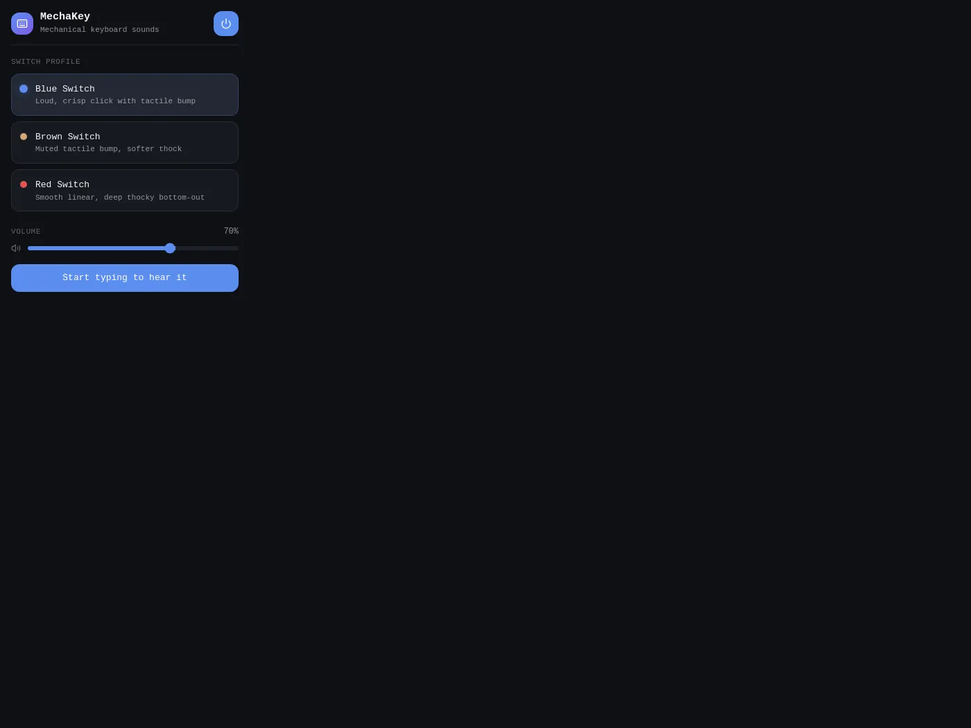 MechaKey Sound Extension