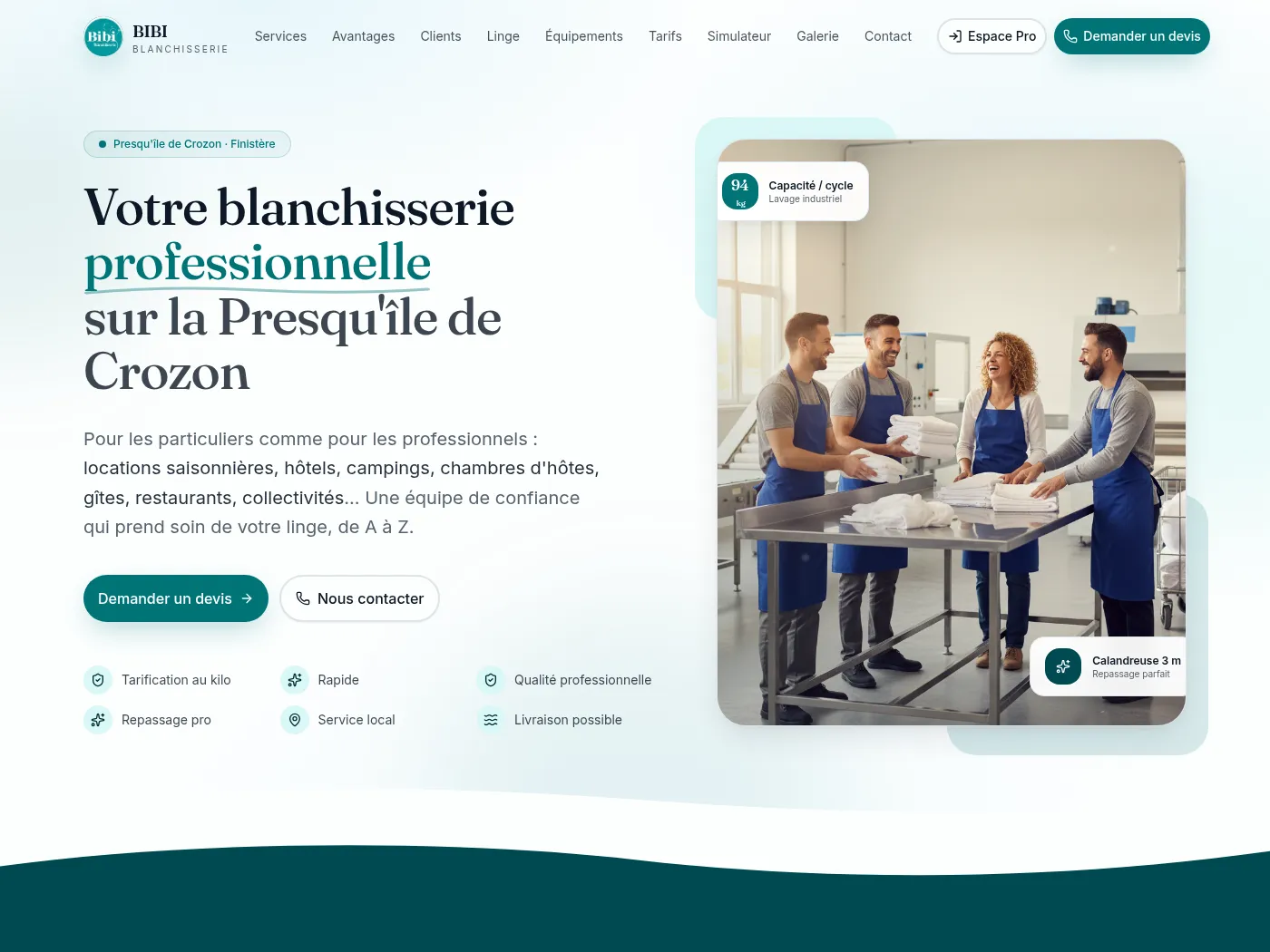 BIBI Blanchisserie Premium Site