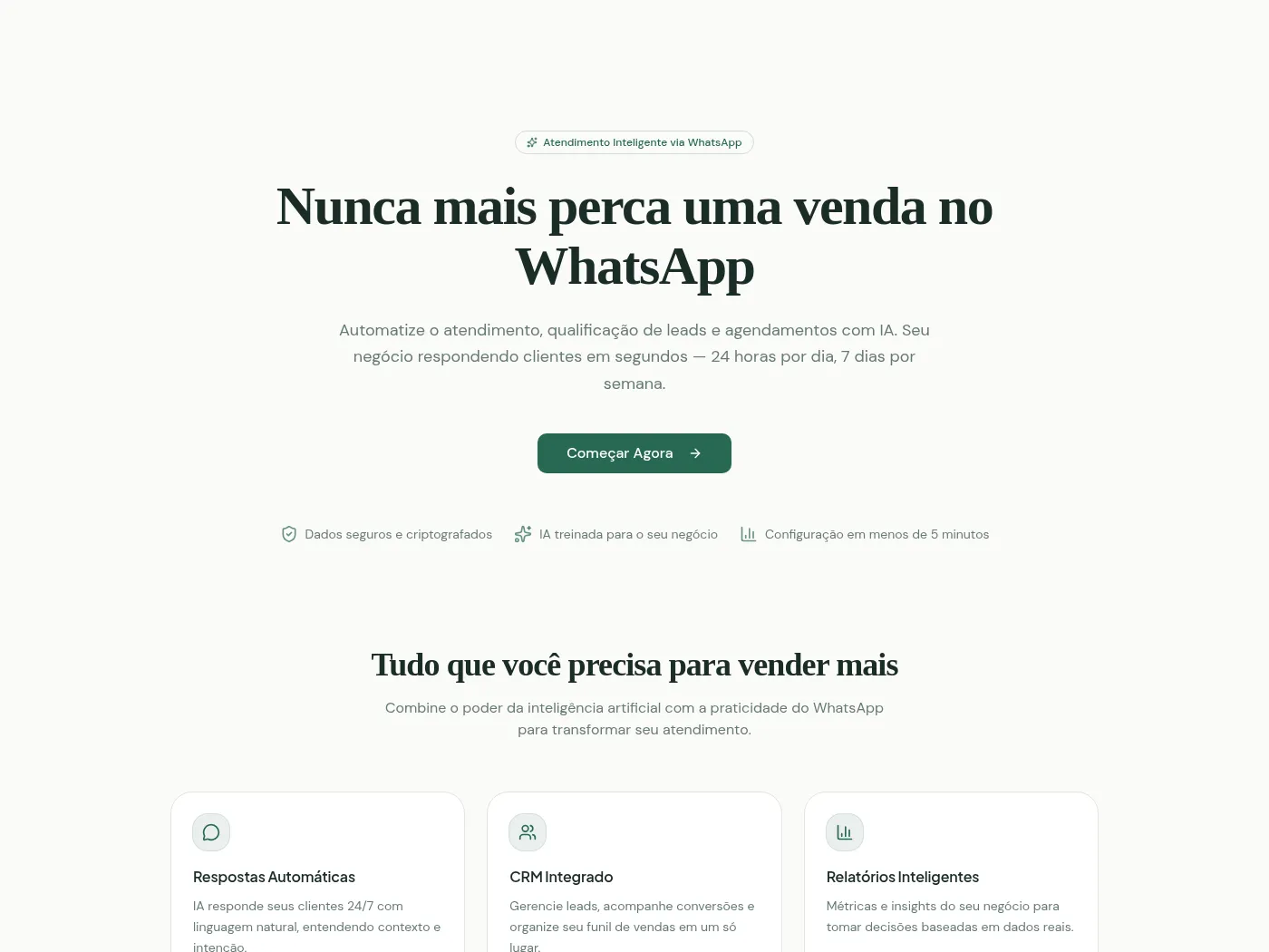 IA Vendas WhatsApp