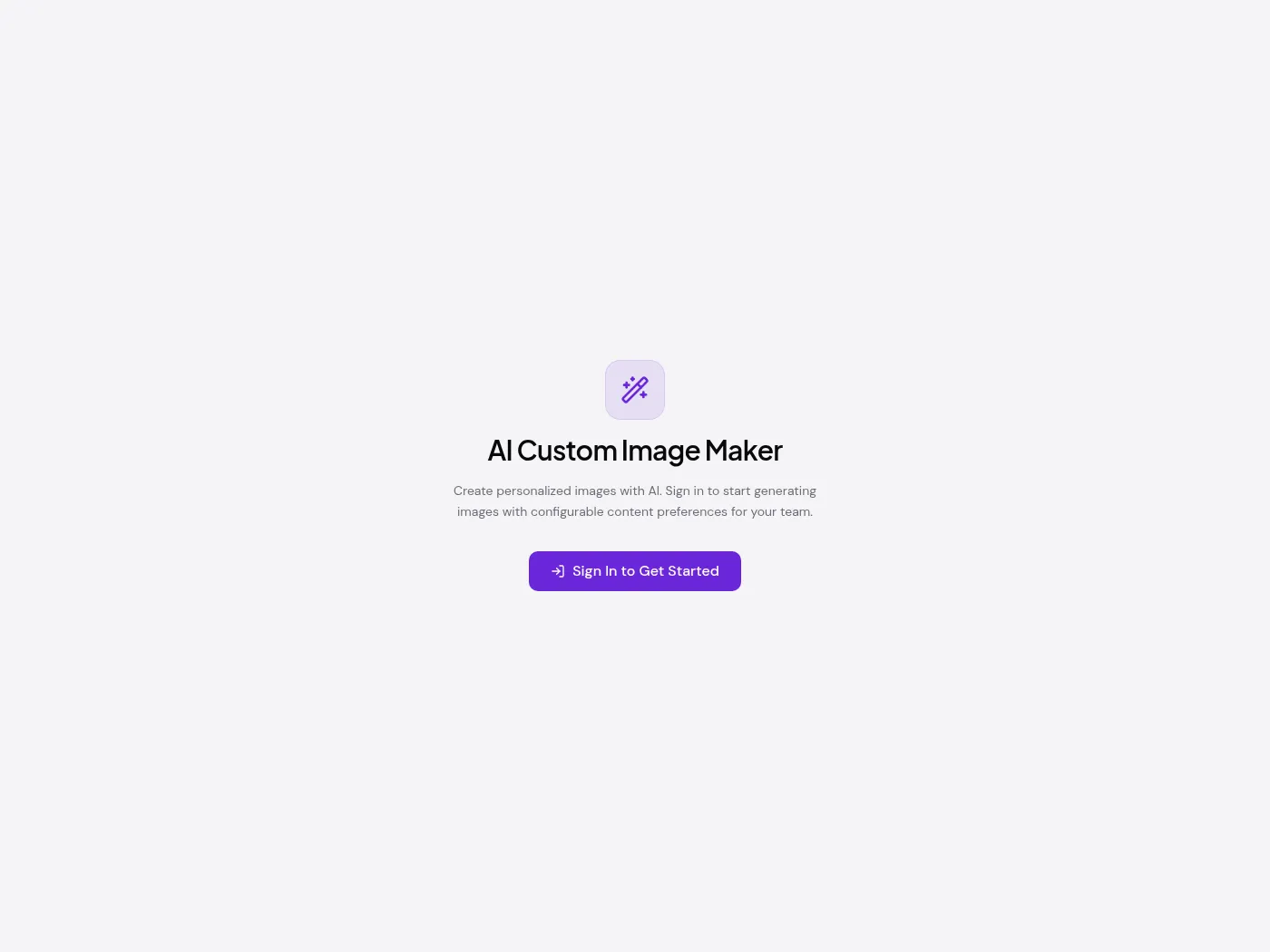 AI Custom Image Maker