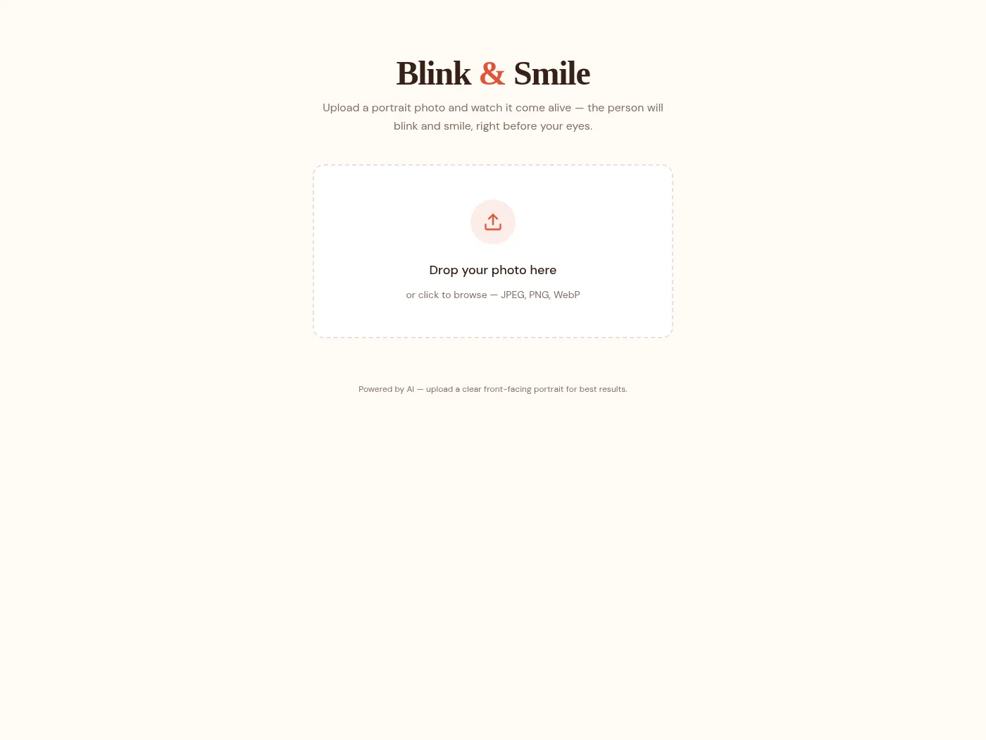 Blink & Smile Video Maker
