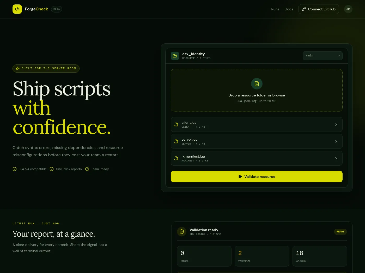 FiveM Script Tester