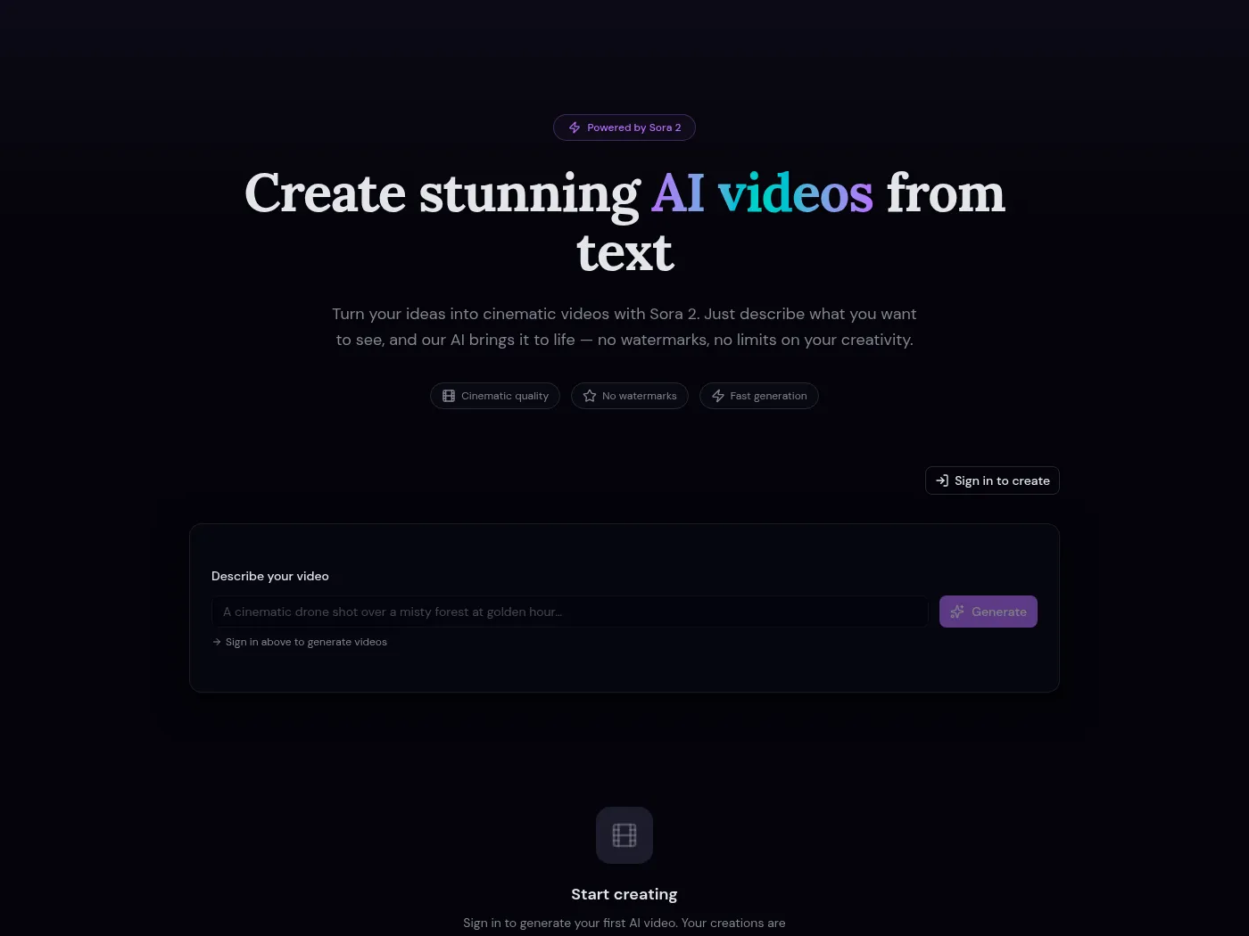 Sora Video Maker