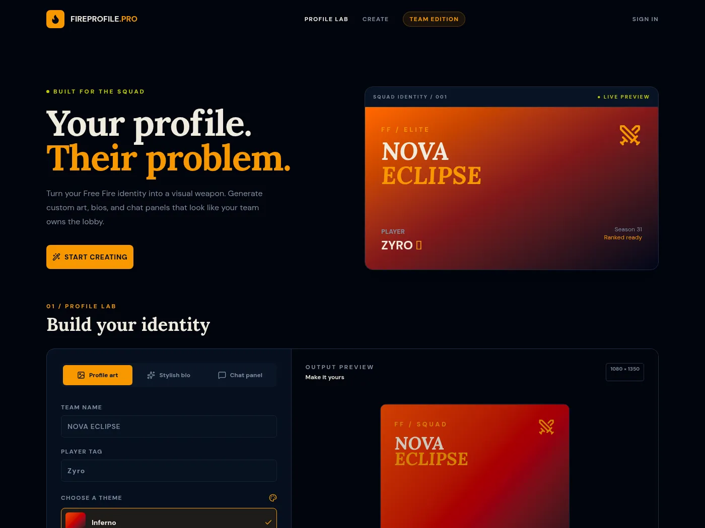 FireProfile Pro