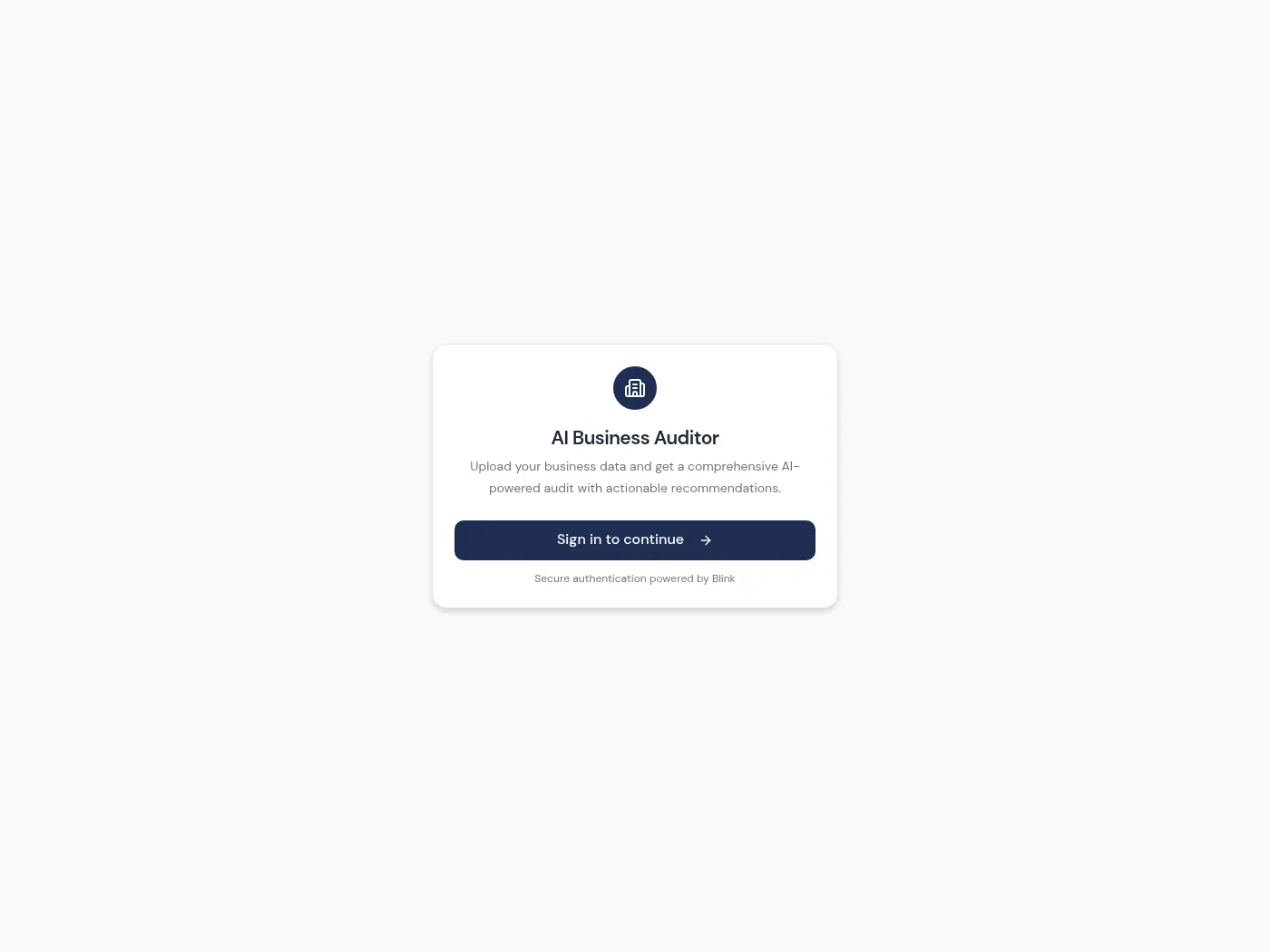 AI Business Auditor Platform