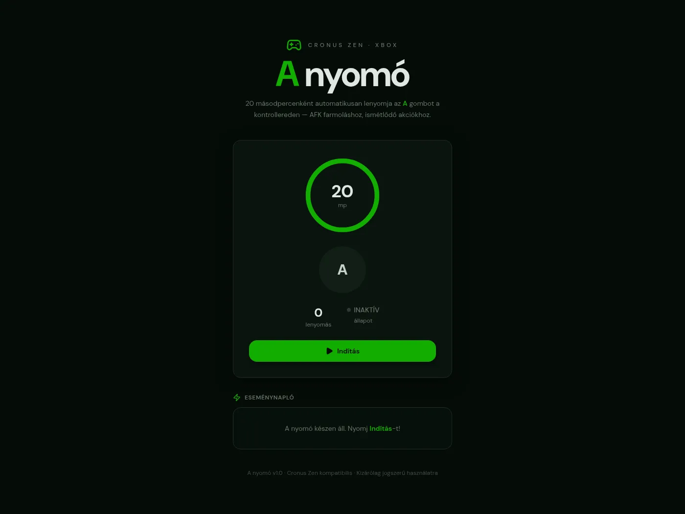A Nyomó Tool