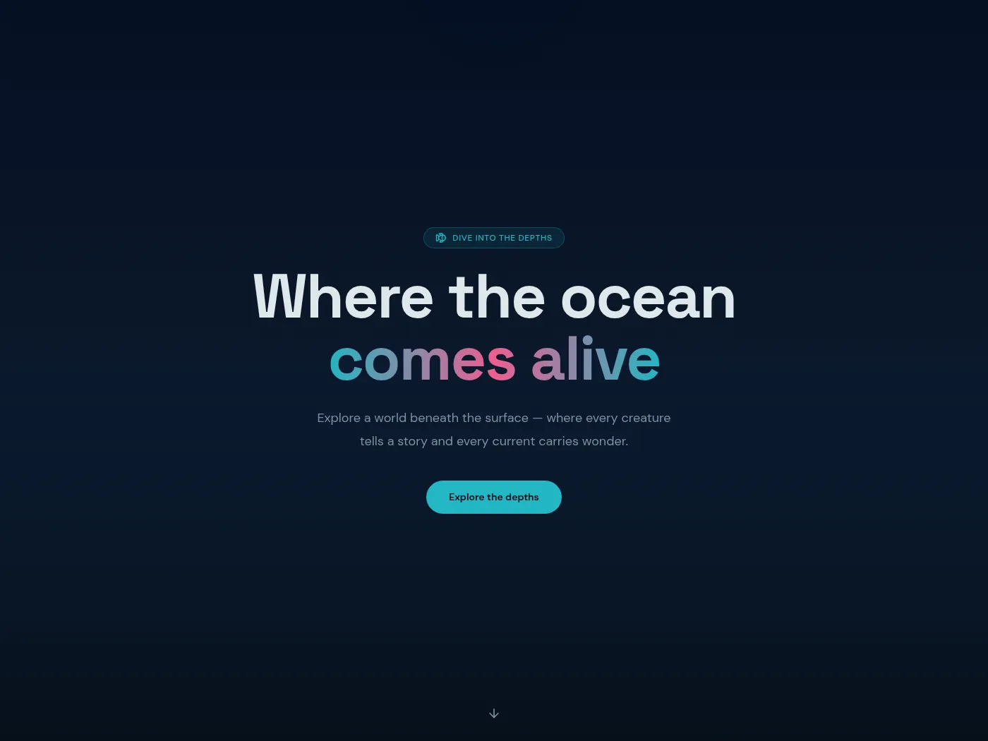 SwimScene Landing Page
