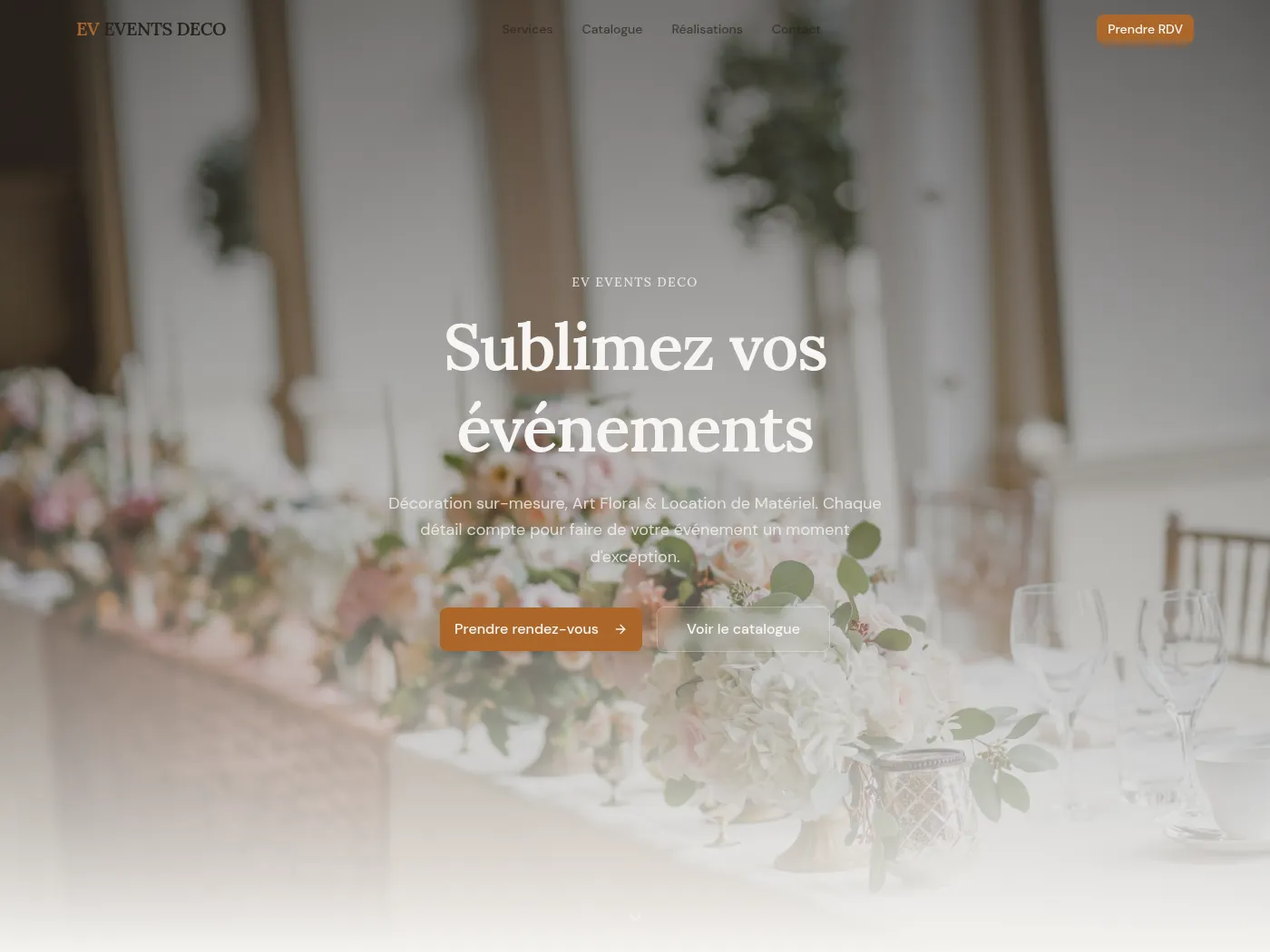 EV Events Deco Web