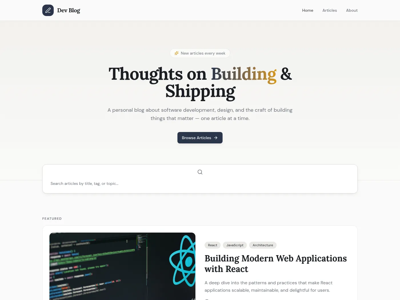 Django Portfolio Blog