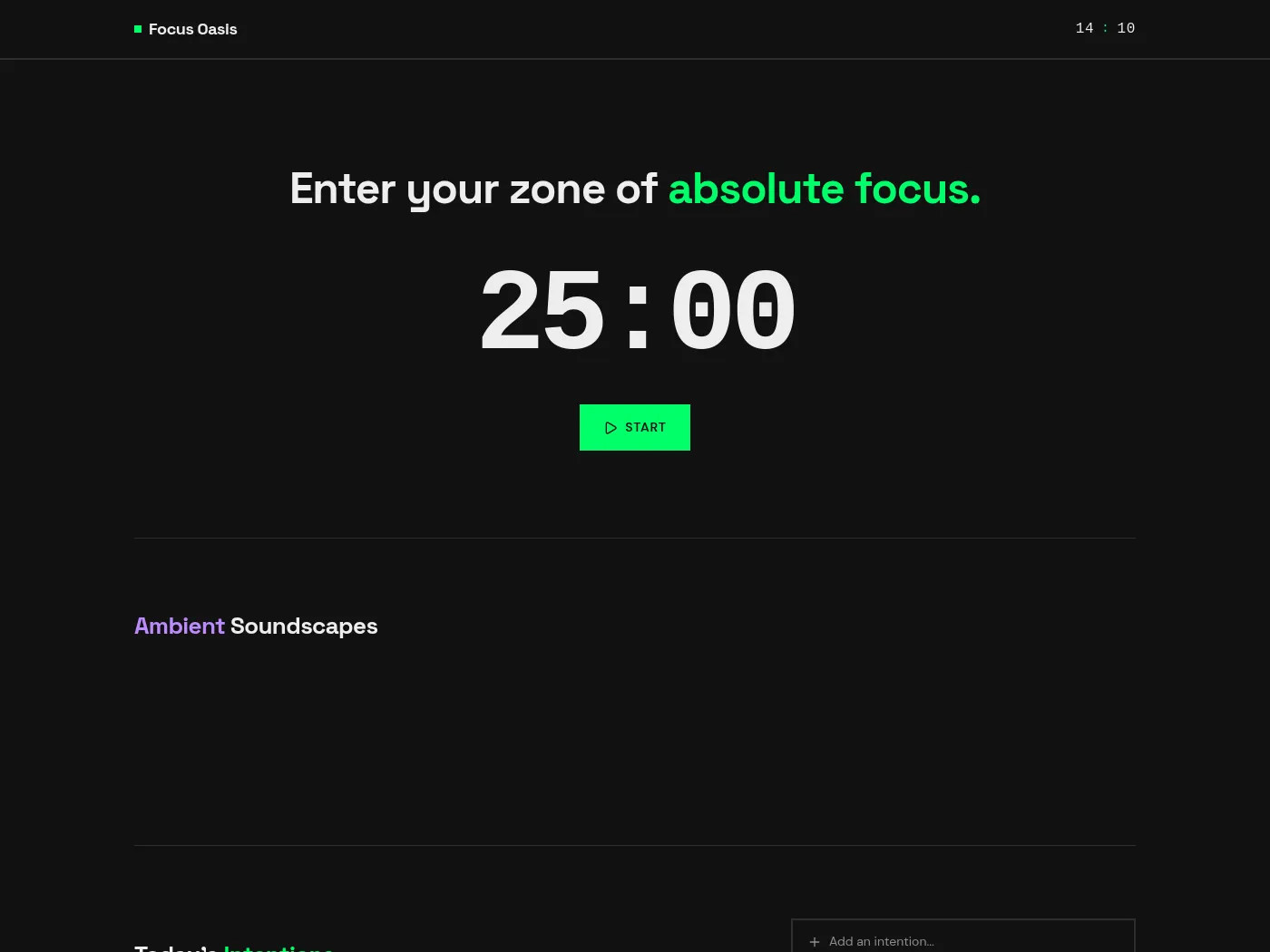 Focus Oasis