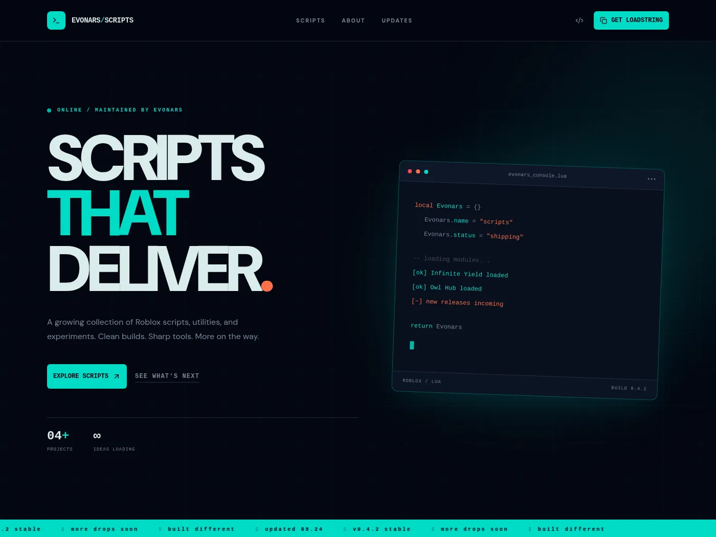 Evonars Scripts Showcase