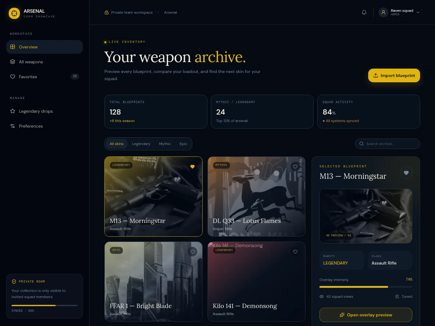 CODM Skin Showcase